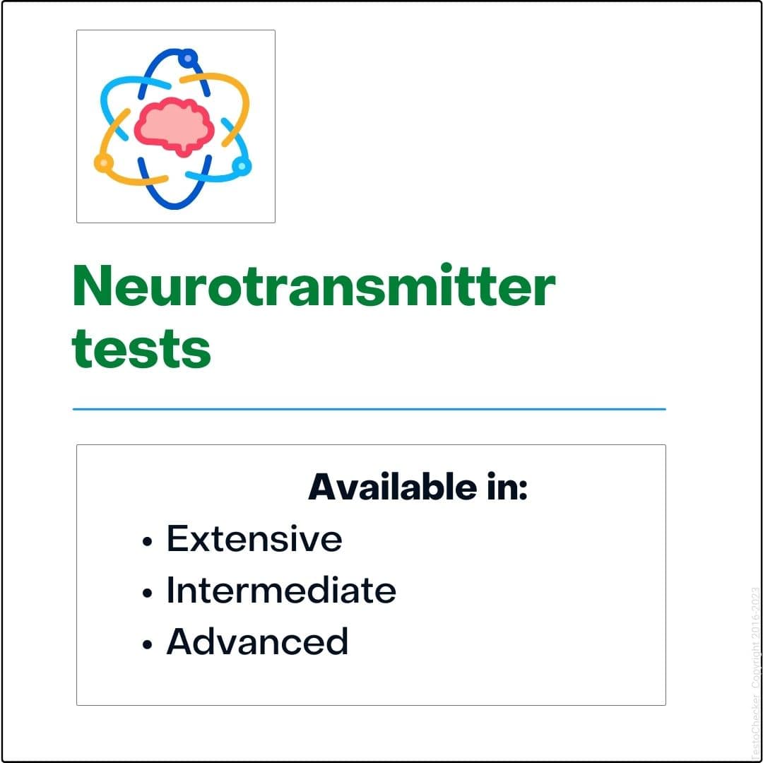 Neurotransmitter tests - (HPLC)